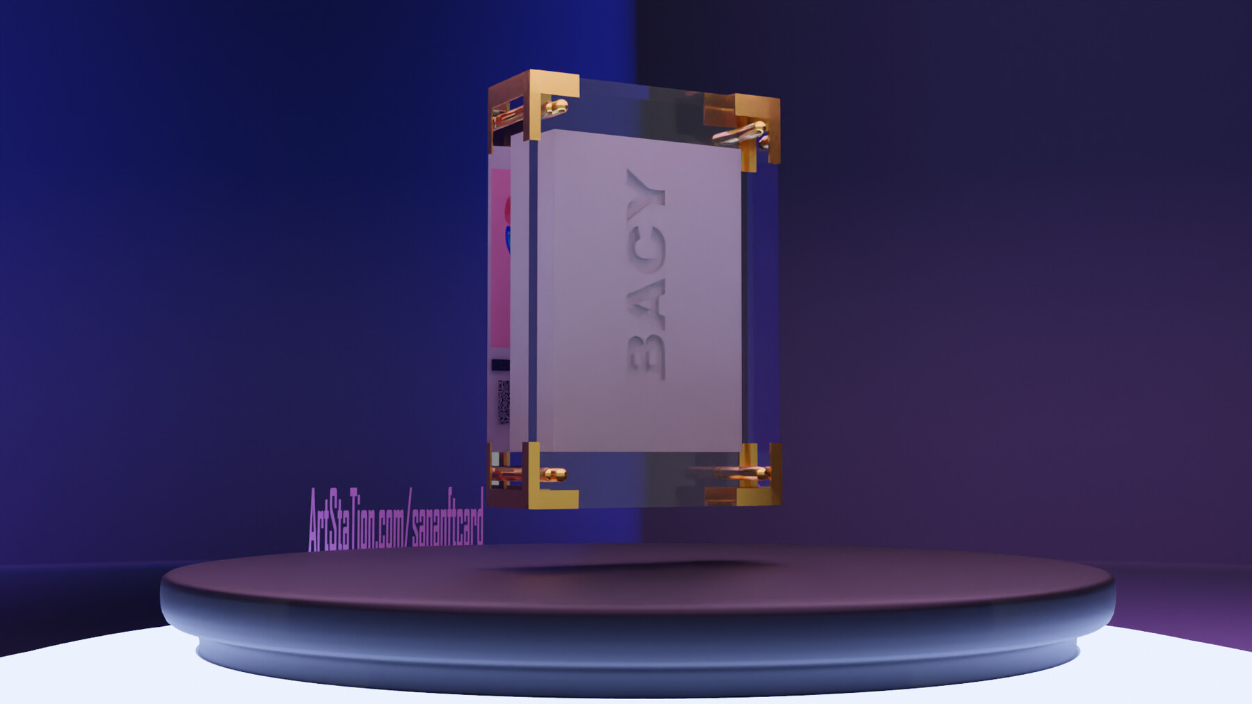 ArtStation - NFT collectible trading card cycles Blender | Artworks