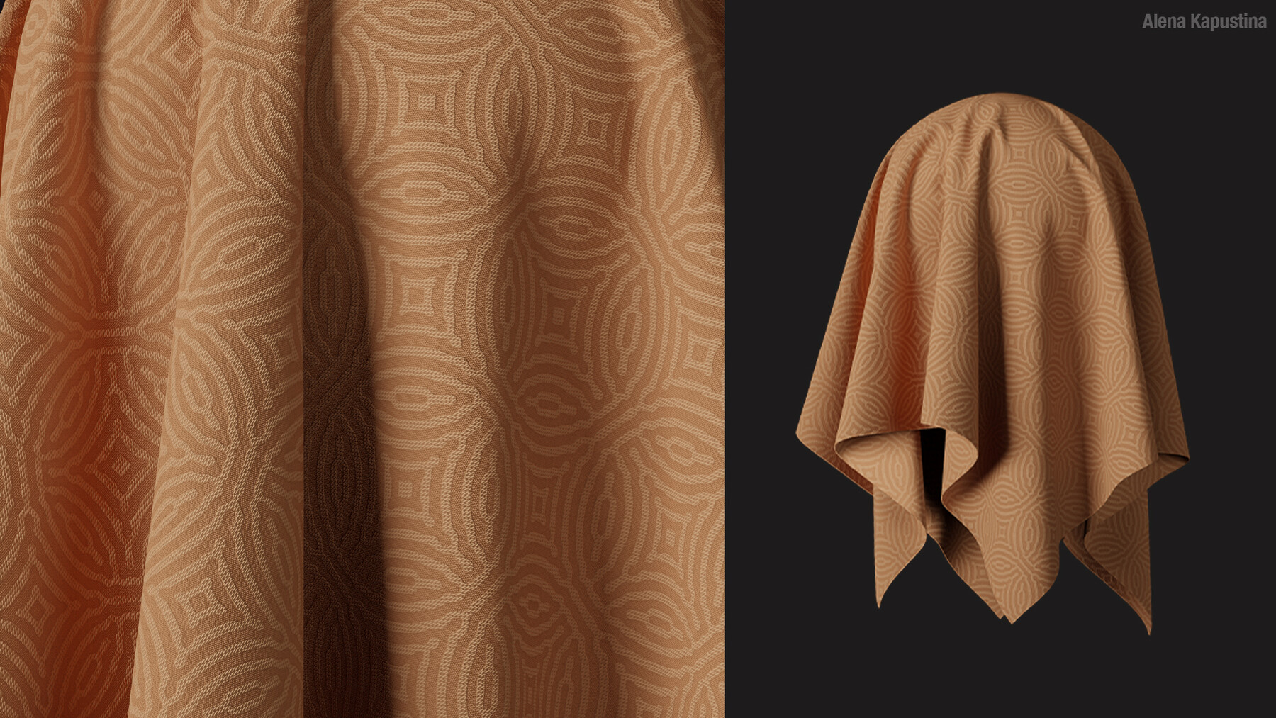 ArtStation - 10 Textures of Japanese traditional fabrics / SBSAR / PNG | Resources