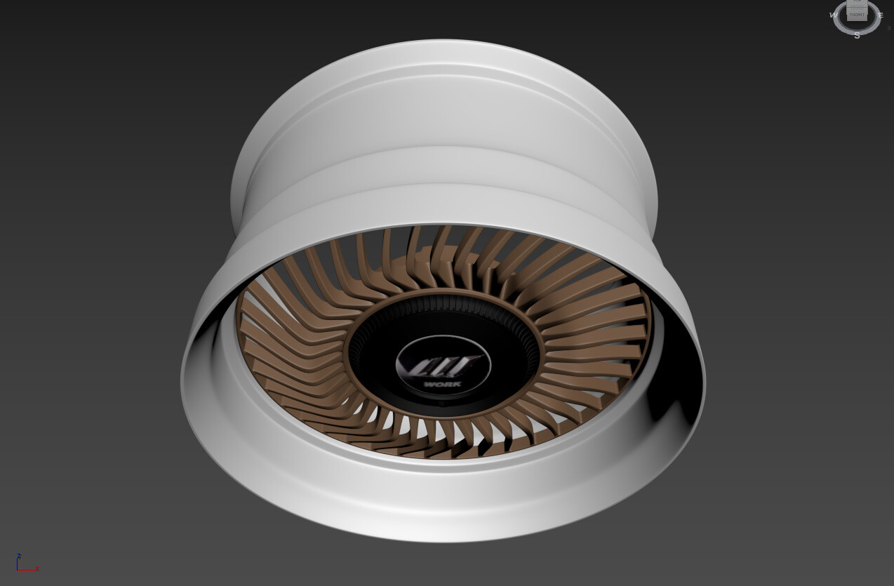 ArtStation - Work Carving 40 custom wheel | Game Assets