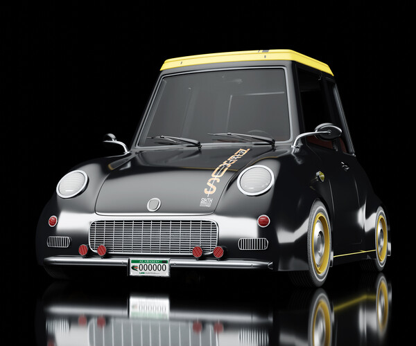 ArtStation - mini car cartoonish style high detail ready for game ...