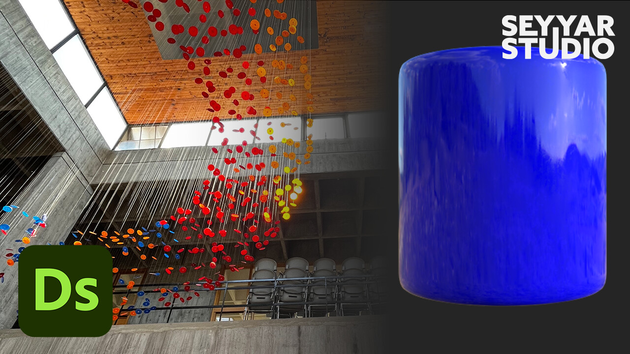 ArtStation - Stylized Blue Metallic Texture - Substance Designer | Game ...