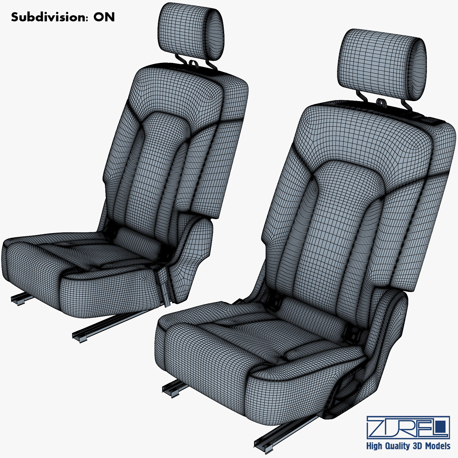 ArtStation - Car Seat Rear | Resources
