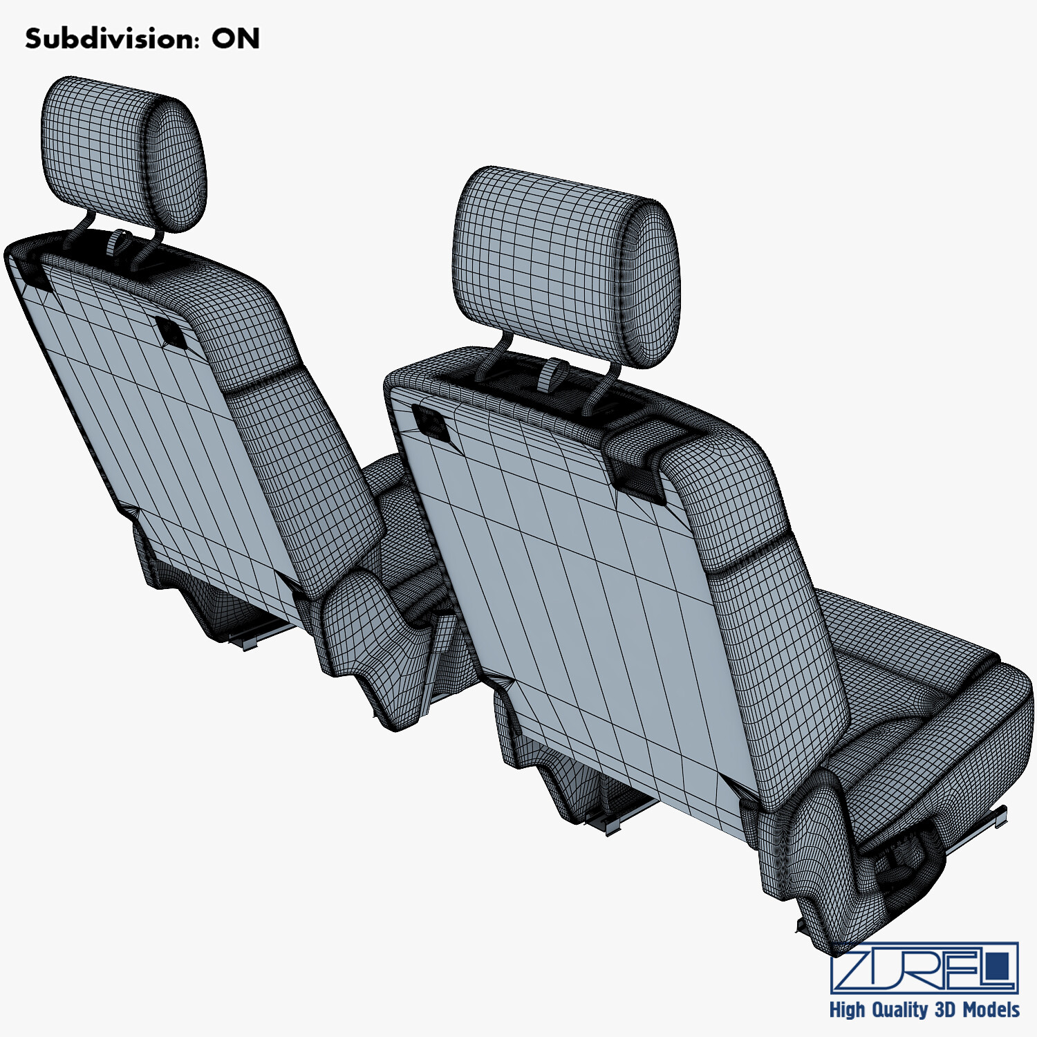 ArtStation - Car Seat Rear | Resources