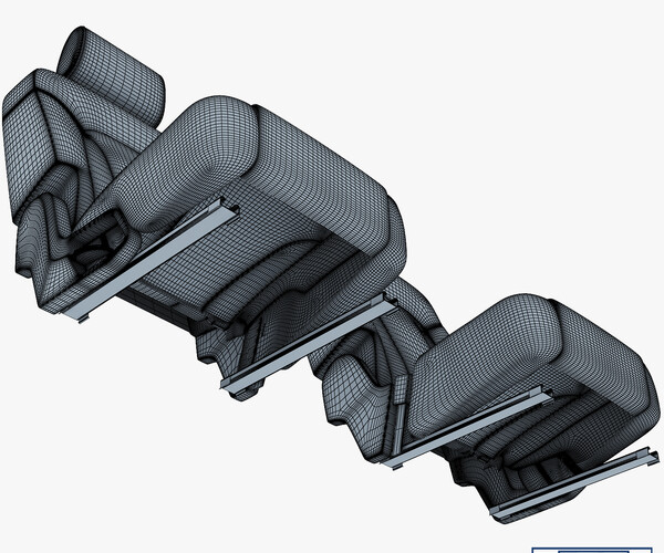 ArtStation - Car Seat Rear | Resources