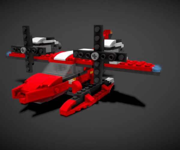 ArtStation - Lego Roaring Power Plane | Resources