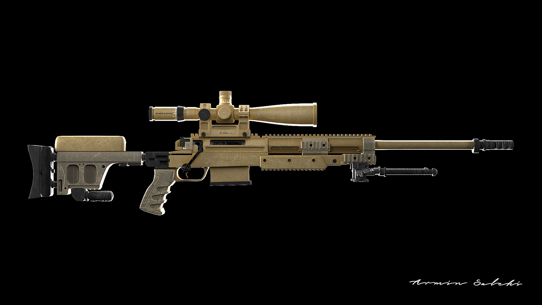 ArtStation - Sniper Rifle | Resources