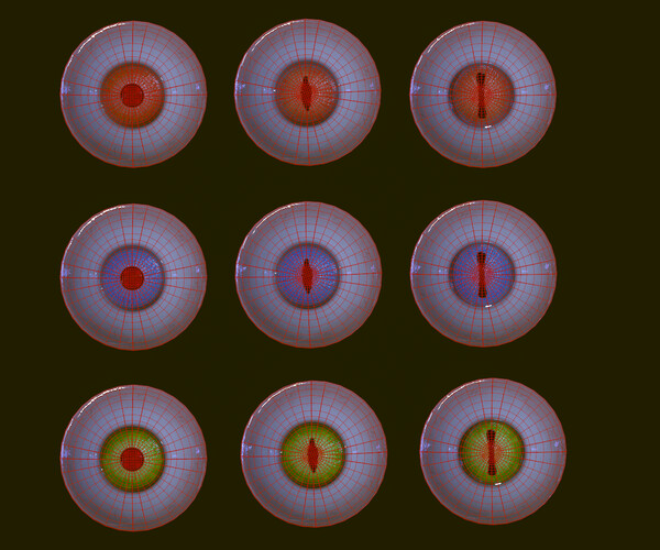 ArtStation - Eyeballs Pack - Real Time/3D Assets/4K Textures/Files(MB ...