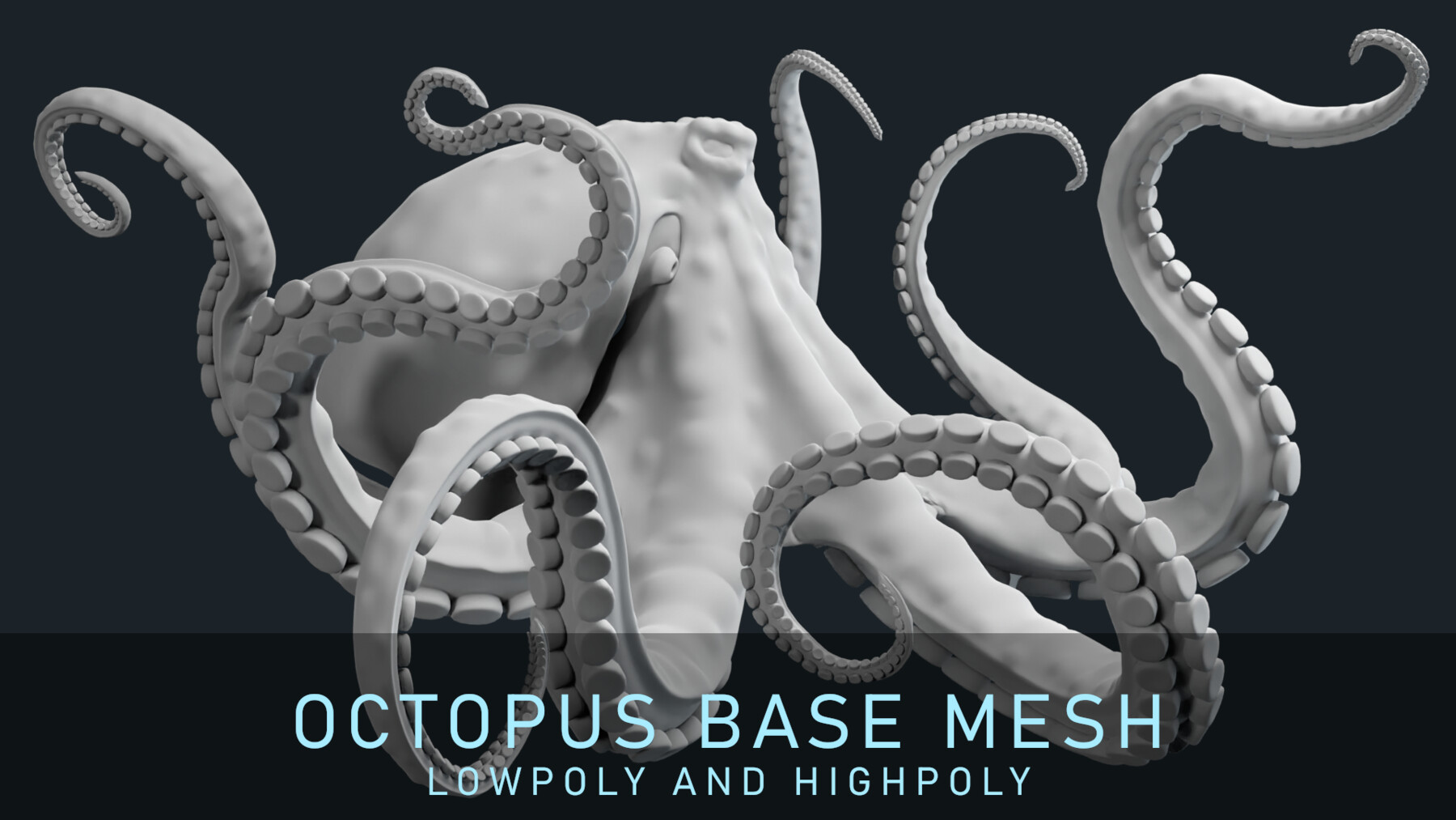 ArtStation - Octopus Base Mesh | Game Assets