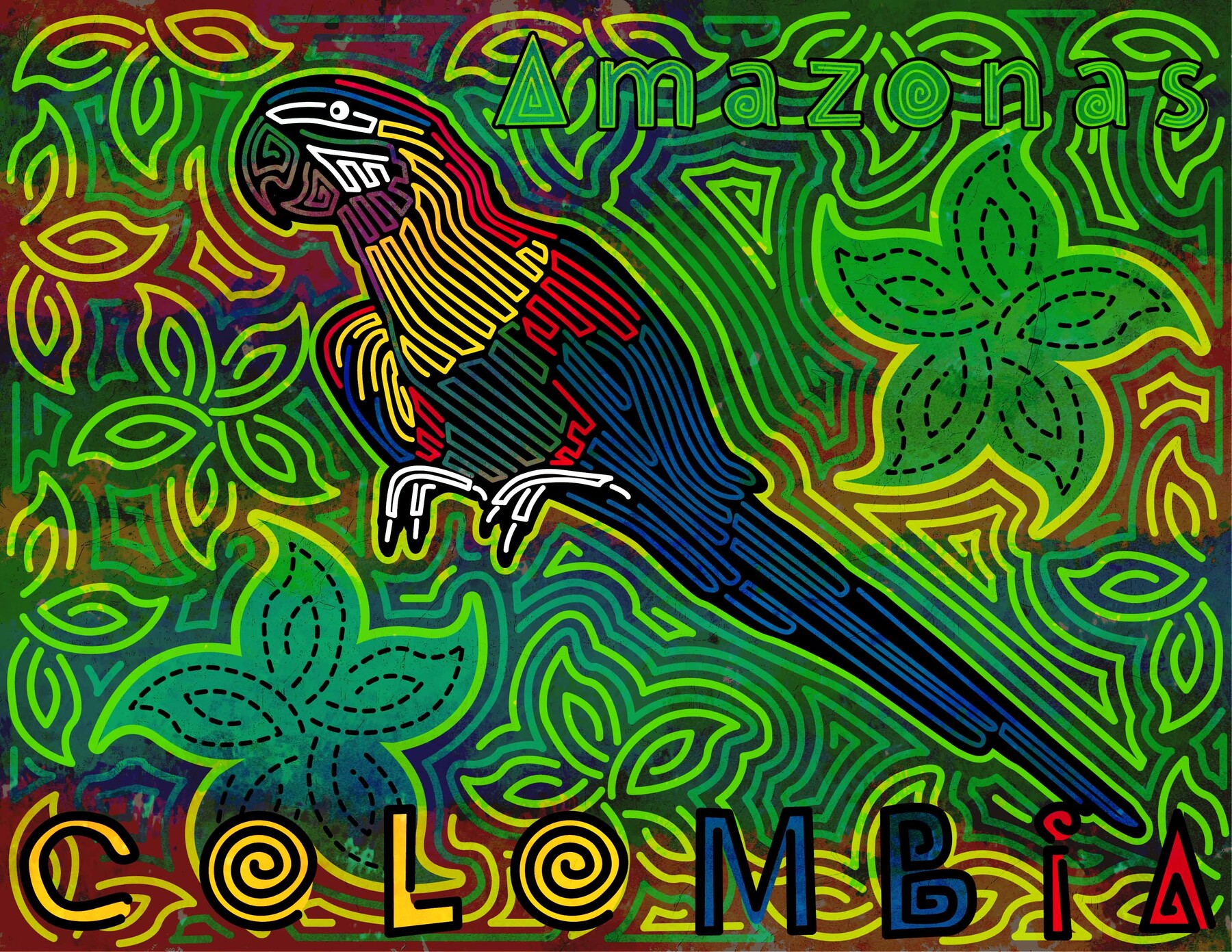 ArtStation - Colombian Mola Art - Arte Mola Colombiano | Artworks