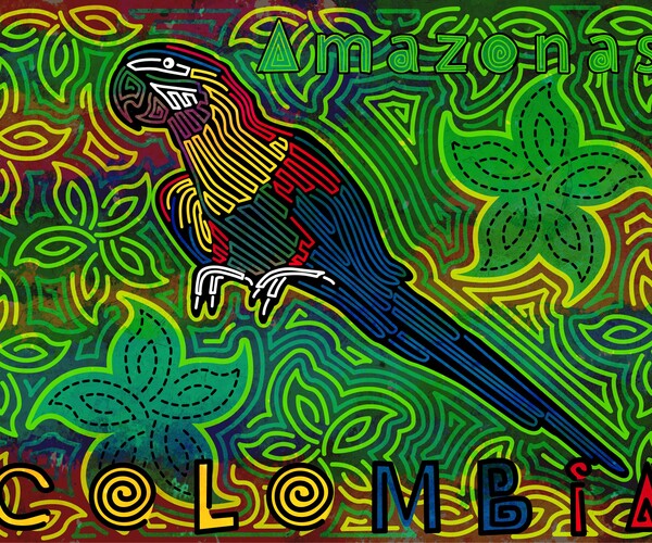 ArtStation - Colombian Mola Art - Arte Mola Colombiano | Artworks