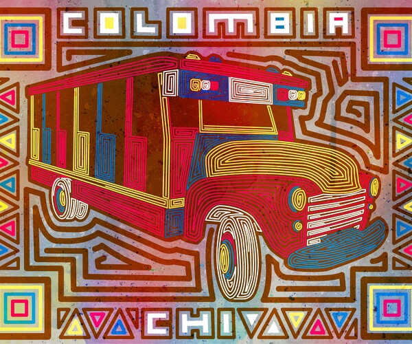 ArtStation - Colombian Mola Art - Arte Mola Colombiano | Artworks