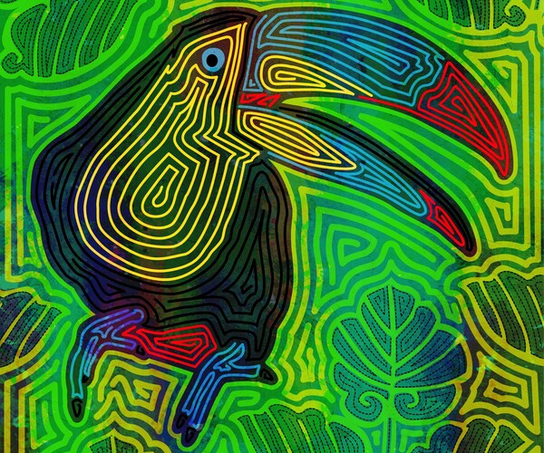 ArtStation - Colombian Mola Art - Arte Mola Colombiano | Artworks