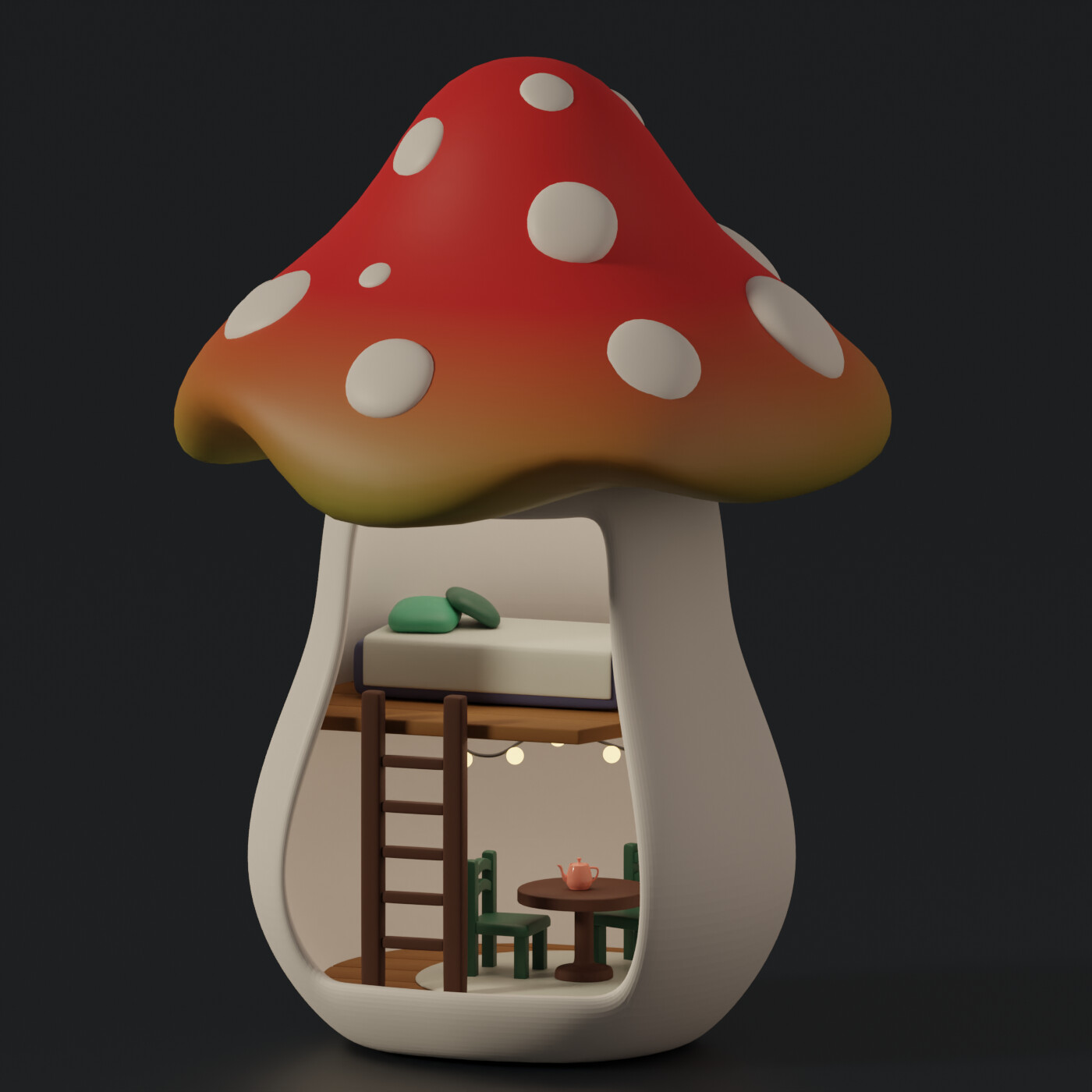 ArtStation - Mushroom house | Resources