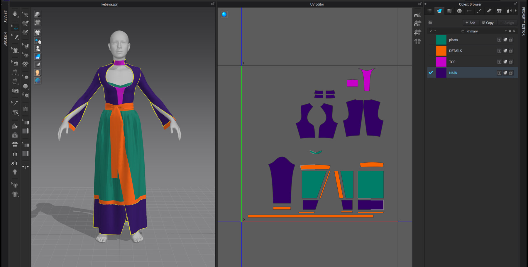 ArtStation - Metahuman Kebaya Dress | Resources
