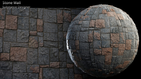 ArtStation - Wall stone | Game Assets