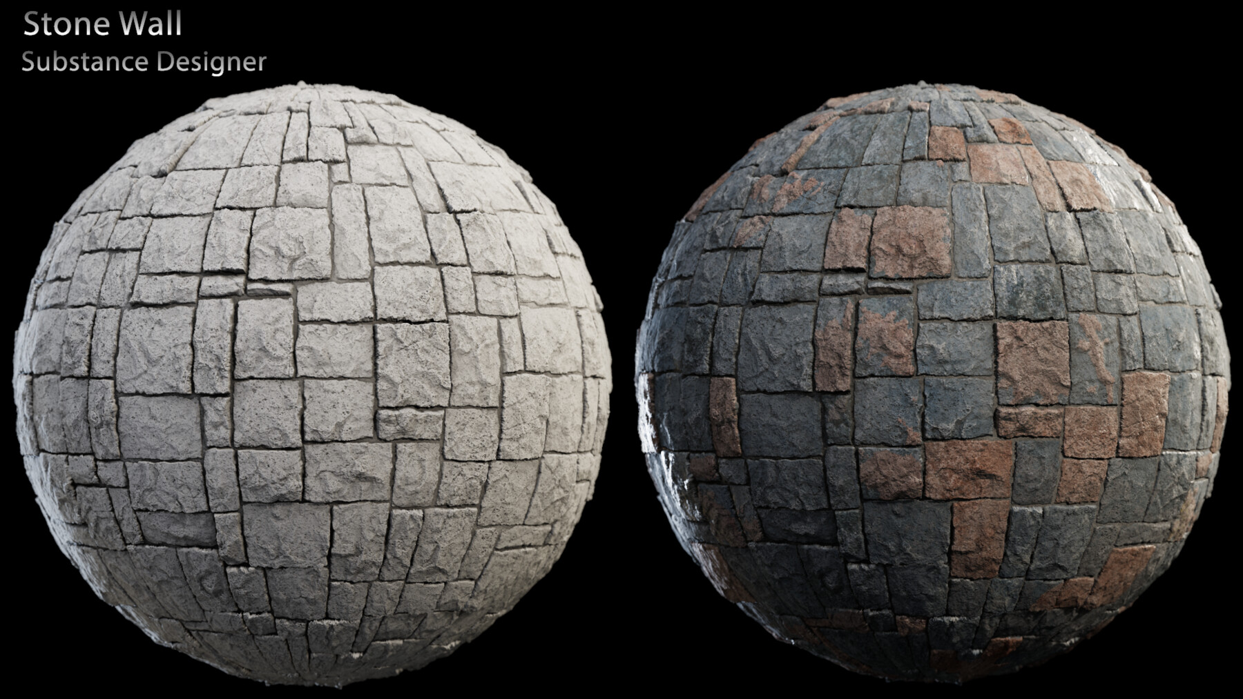 ArtStation - Wall stone | Game Assets