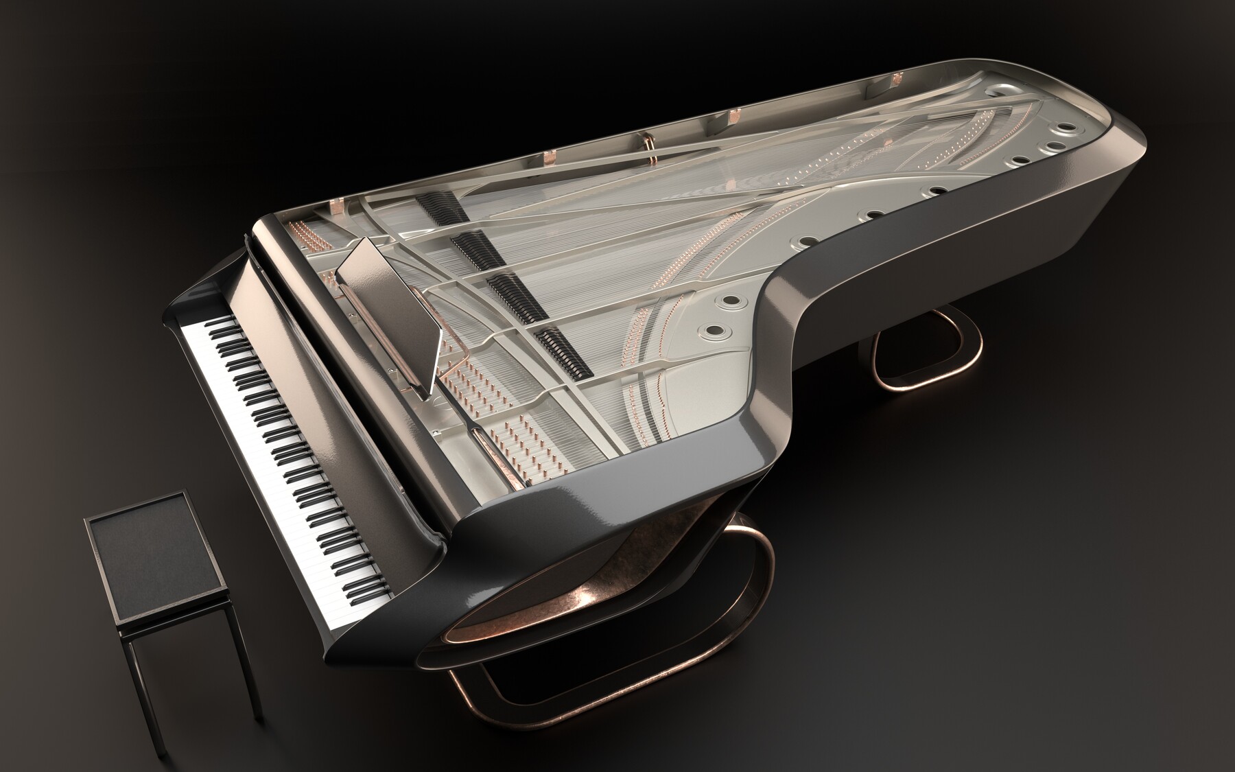 ArtStation - Grand Piano - Original Design | Game Assets