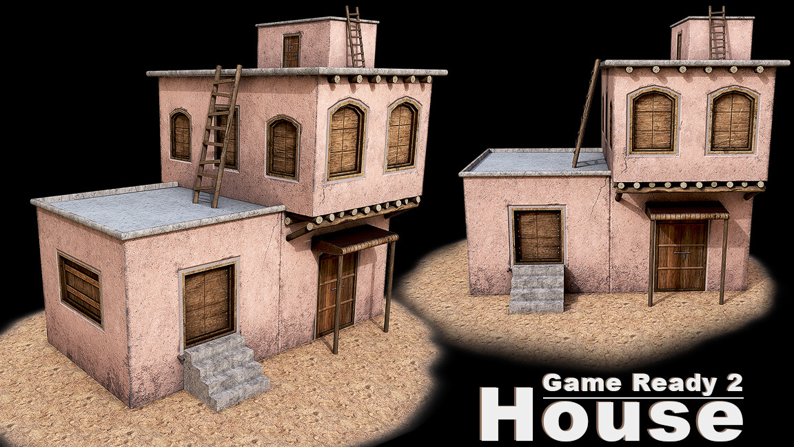 ArtStation - House Game Ready 2 | Game Assets