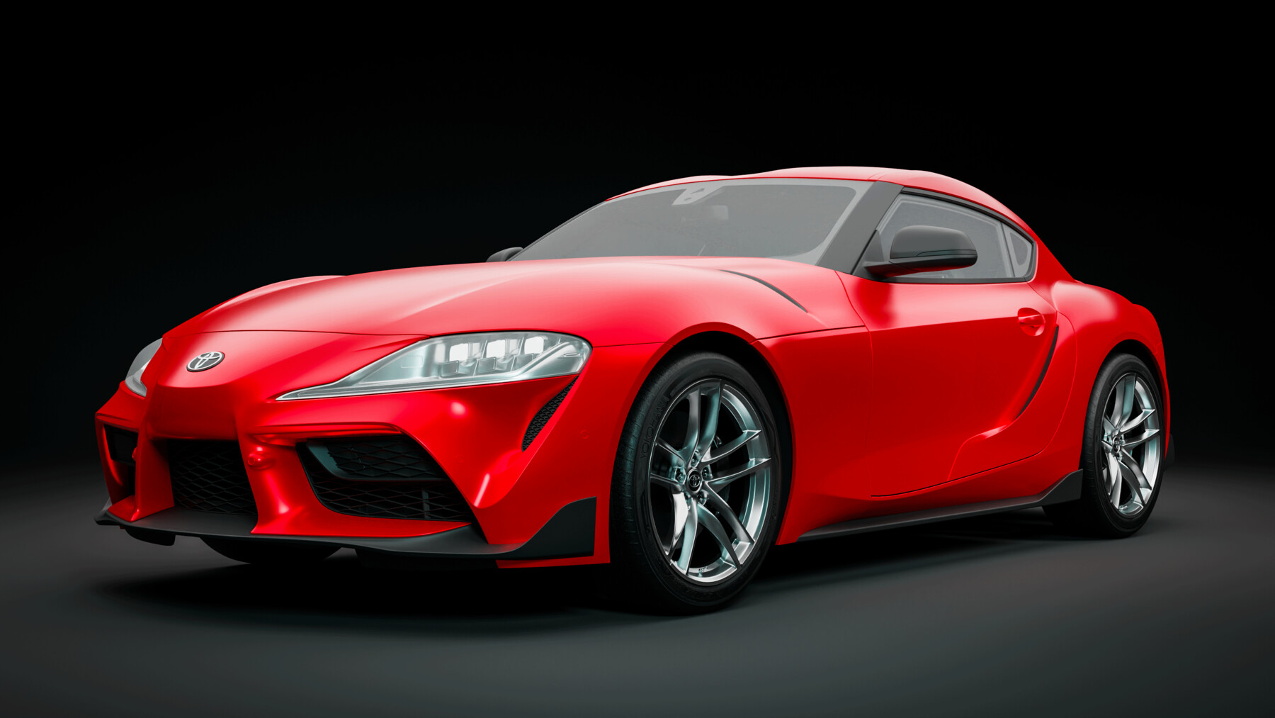 ArtStation - 3D Car Toyota Supra 2022 with textures | Game Assets