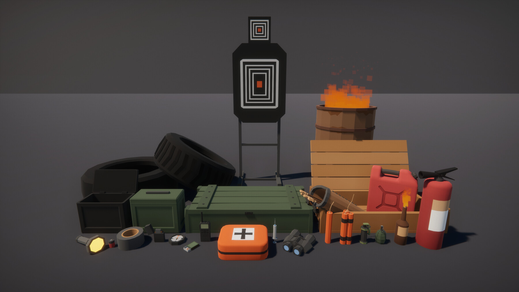 ArtStation - Low Poly FPS Weapons Pack 2 - Asset for Unity 3D | Game Assets