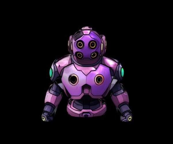 ArtStation - love bot and robot kitbash 250 fbx part 5 | Resources