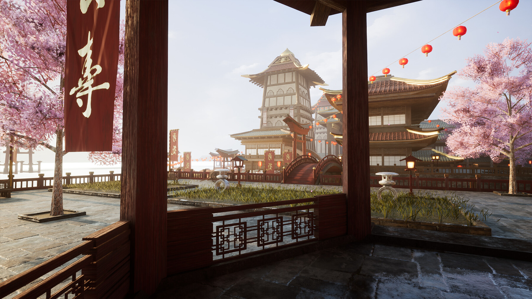ArtStation - Asian City Kit | Game Assets