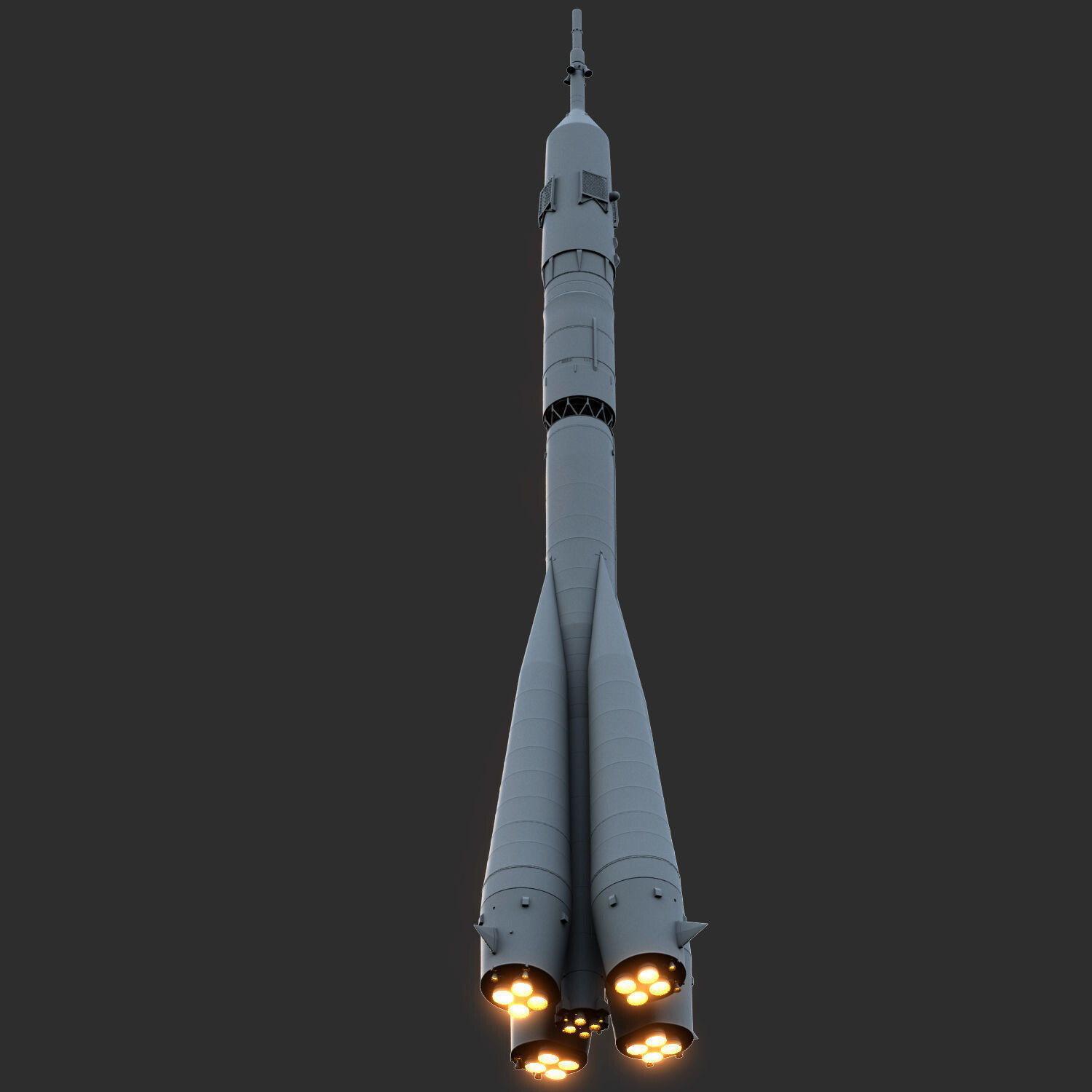 ArtStation - Soyuz Rocket Launch - Animated 3D model | Resources
