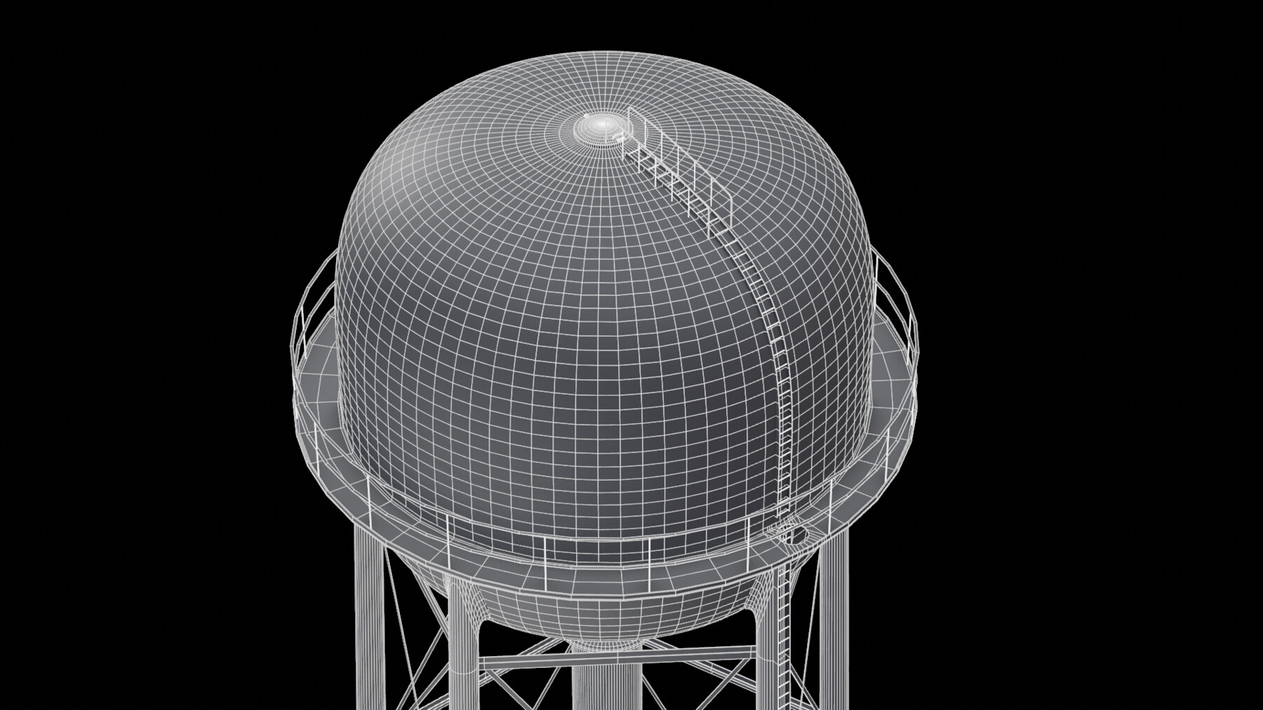 ArtStation - Water Tower Tank | Game Assets