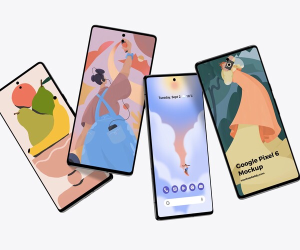 ArtStation - Google Pixel 6 Mockup | Artworks