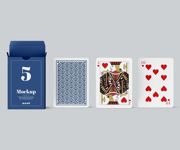 ArtStation - Playing Card Mockup | Artworks