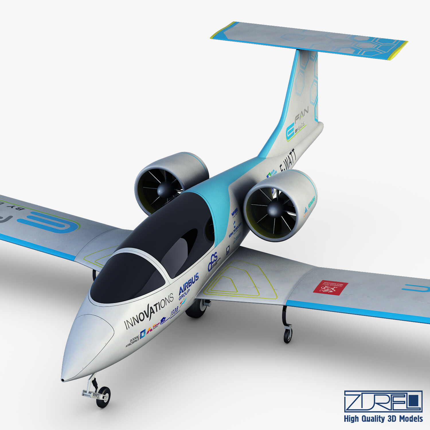 ArtStation - Airbus E-Fan Electric | Resources