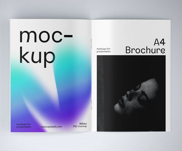 ArtStation - A4 Brochure Mockup | Resources