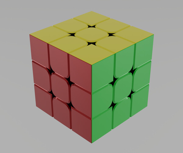 ArtStation - Rubik's Cube Low polly | Resources