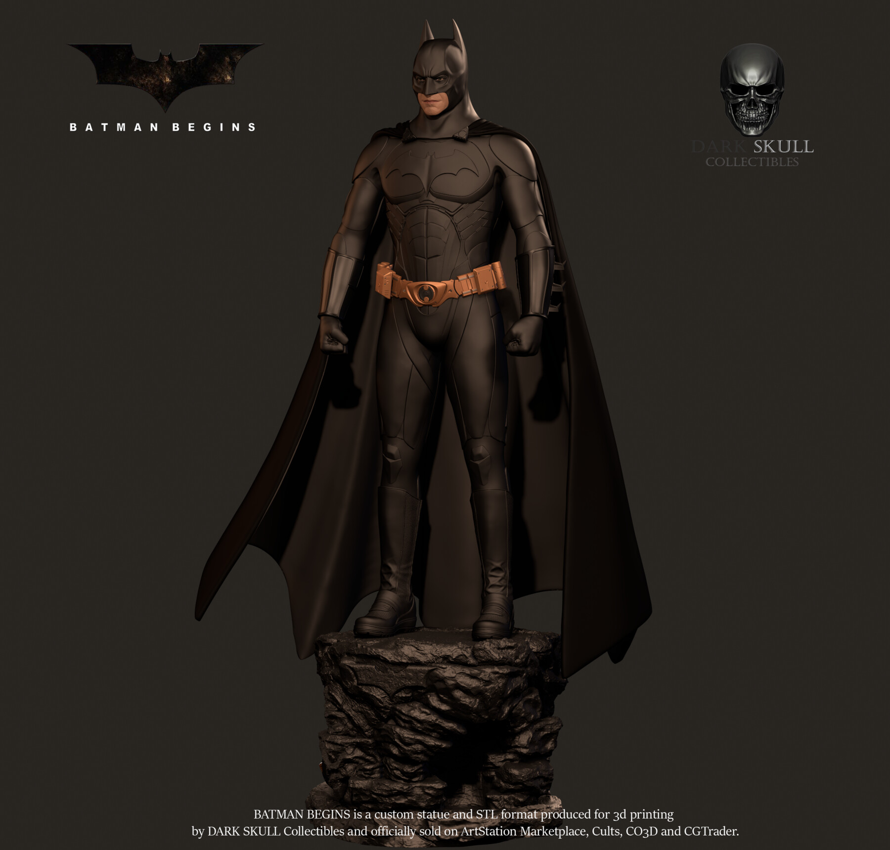 ArtStation - BATMAN BEGINS (2005) STL | Resources