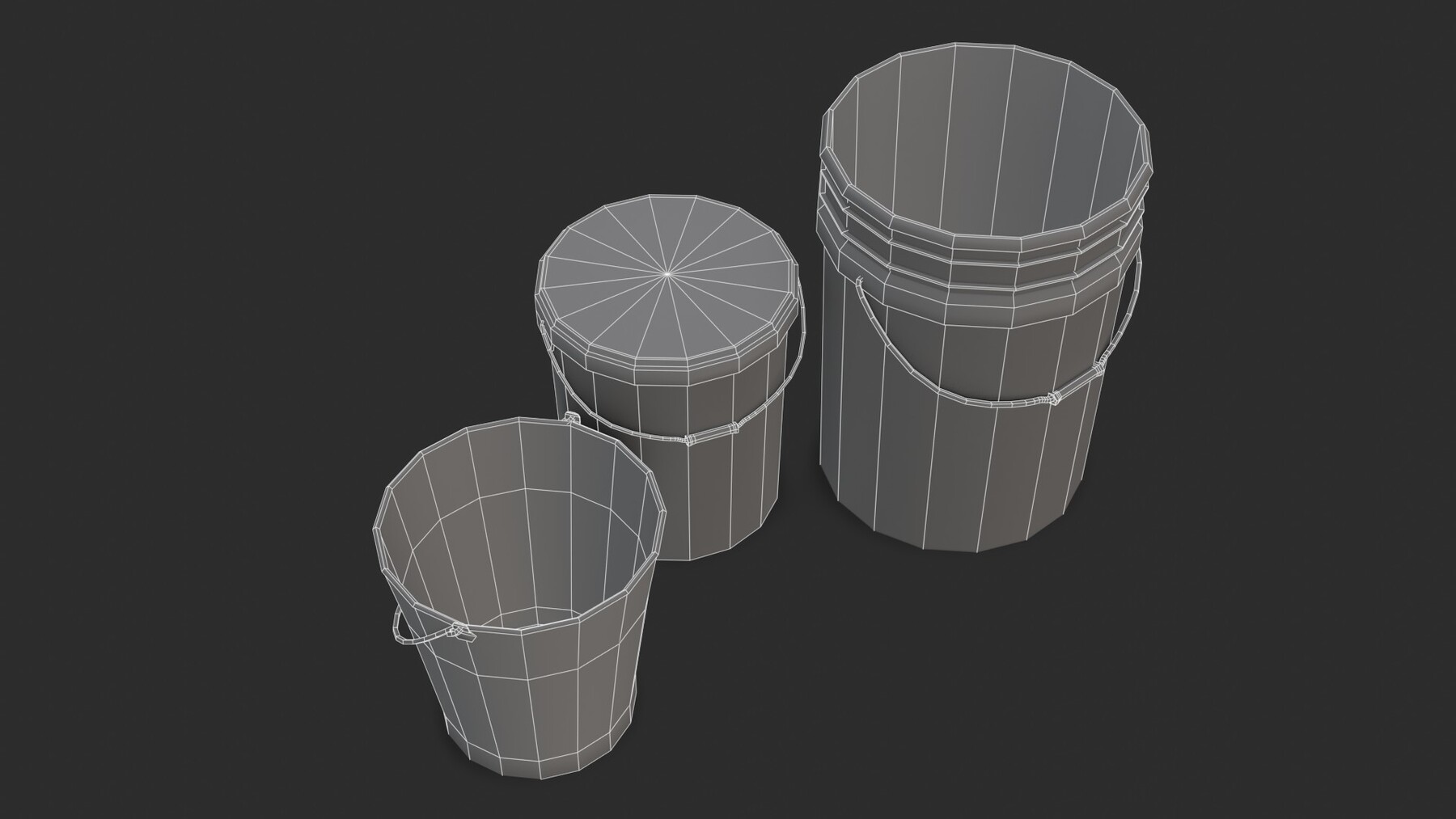 ArtStation - Fishing Buckets | Game Assets