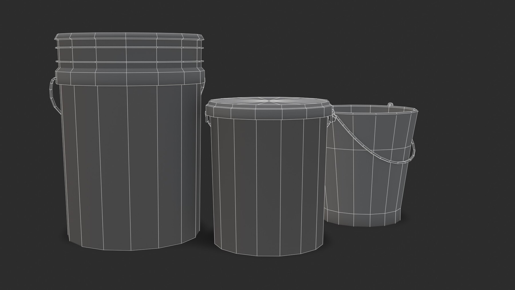 ArtStation - Fishing Buckets | Game Assets