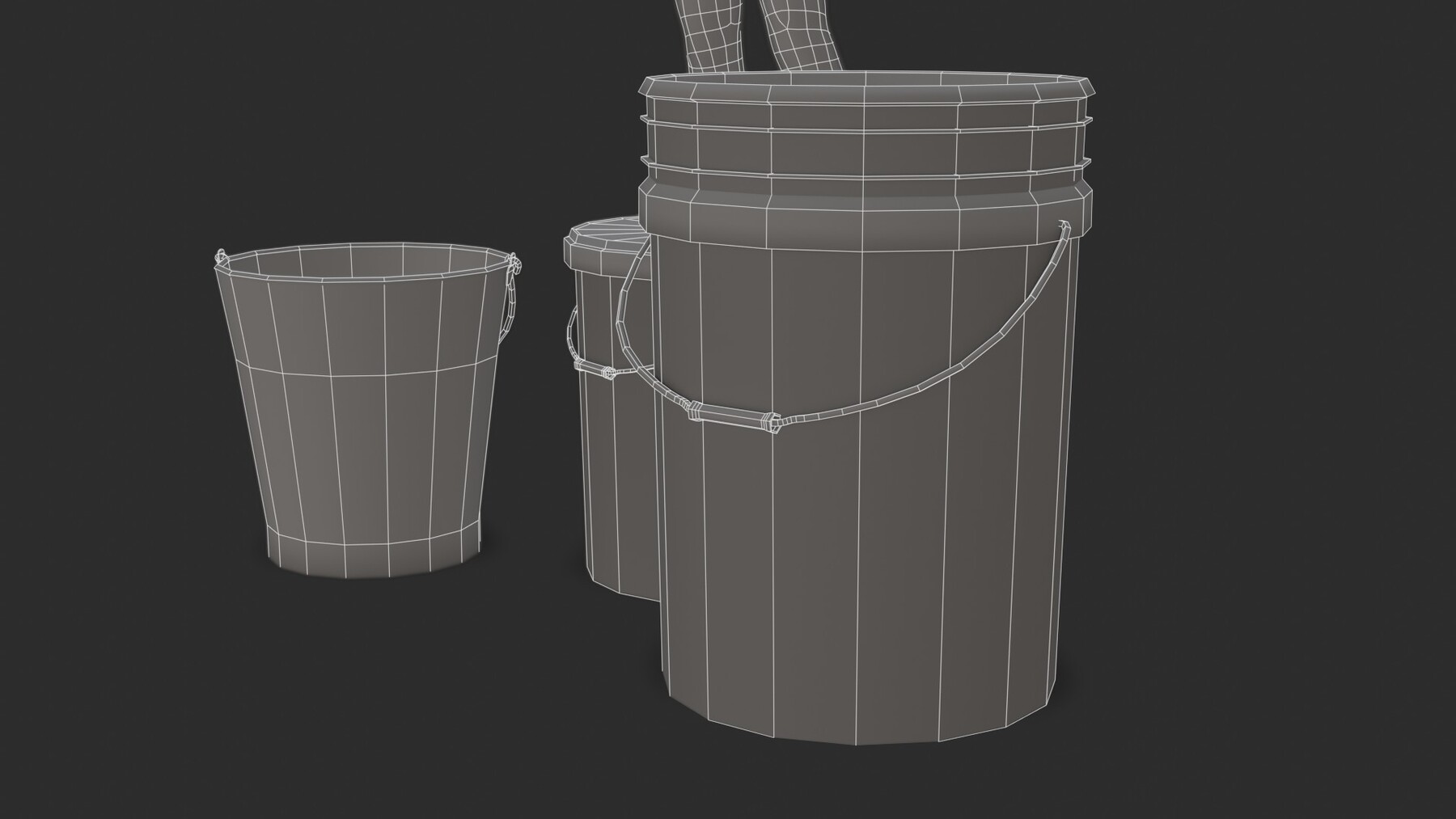 ArtStation - Fishing Buckets | Game Assets