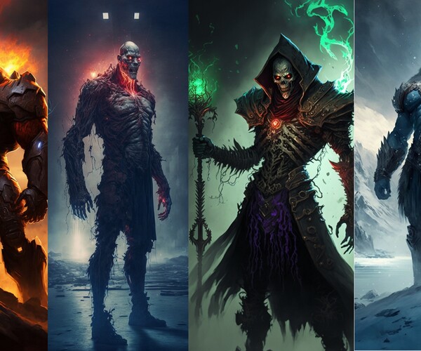 ArtStation - Fantasy Characters Of Gaming: A Collection of 100 ...