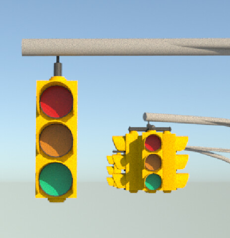 ArtStation - New York city Pedestrian Traffic Light Pack 3D model ...
