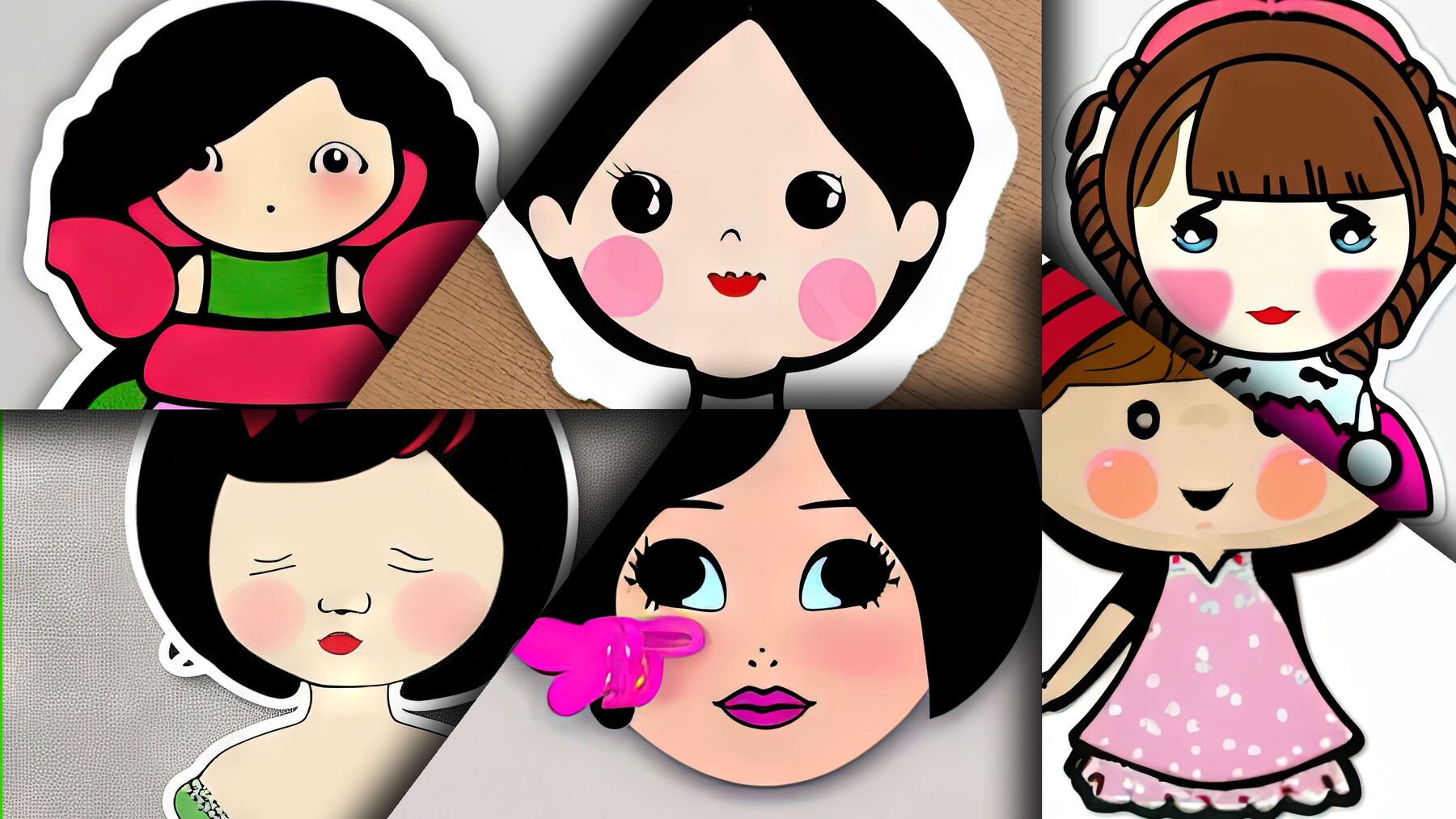 ArtStation - 212 doll sticker(More Than 4K Resolution) | Artworks