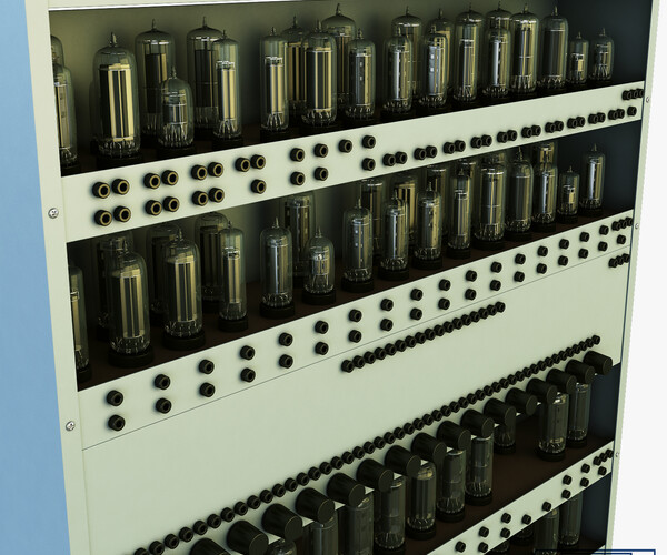 ArtStation - Vacuum Tube Computer v 1 | Resources