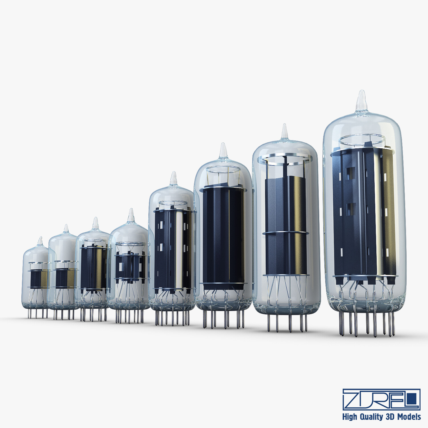 ArtStation - Vacuum Tubes Set | Resources