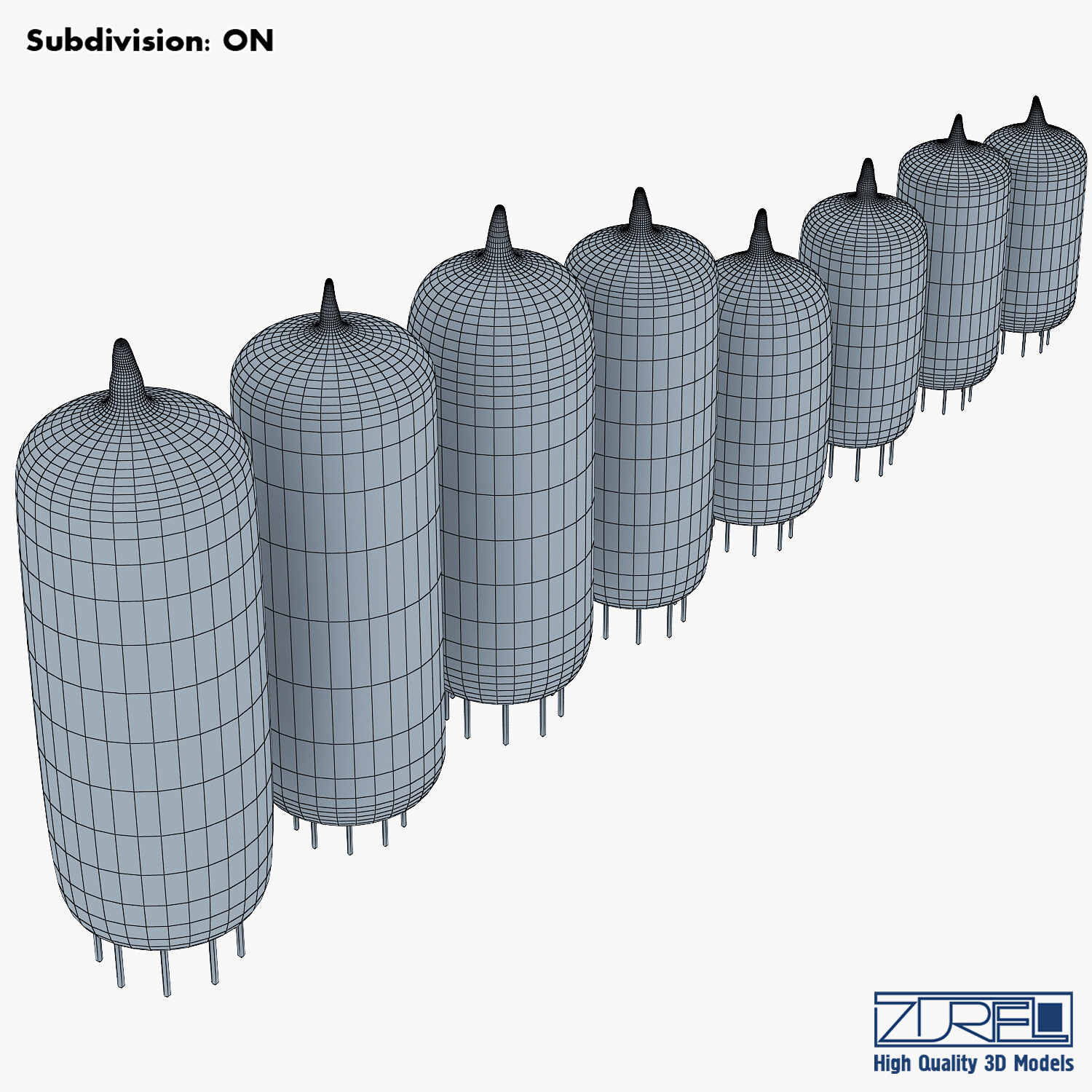 ArtStation - Vacuum Tubes Set | Resources