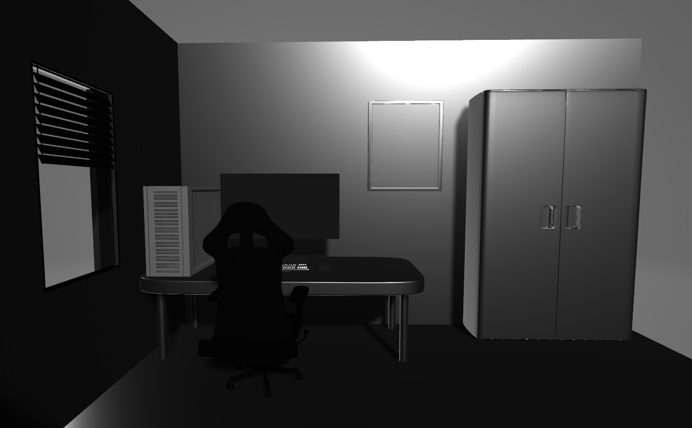 ArtStation - 3d room first draft | Game Assets