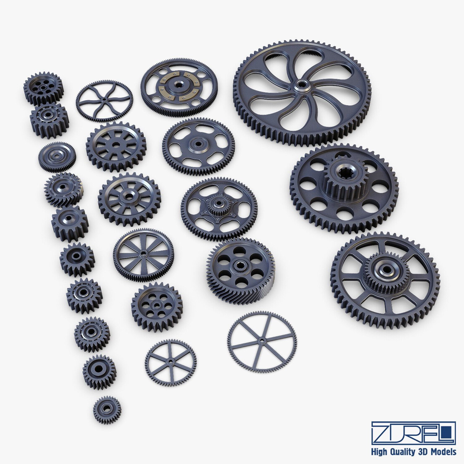 ArtStation - Gears Set v 1 | Resources