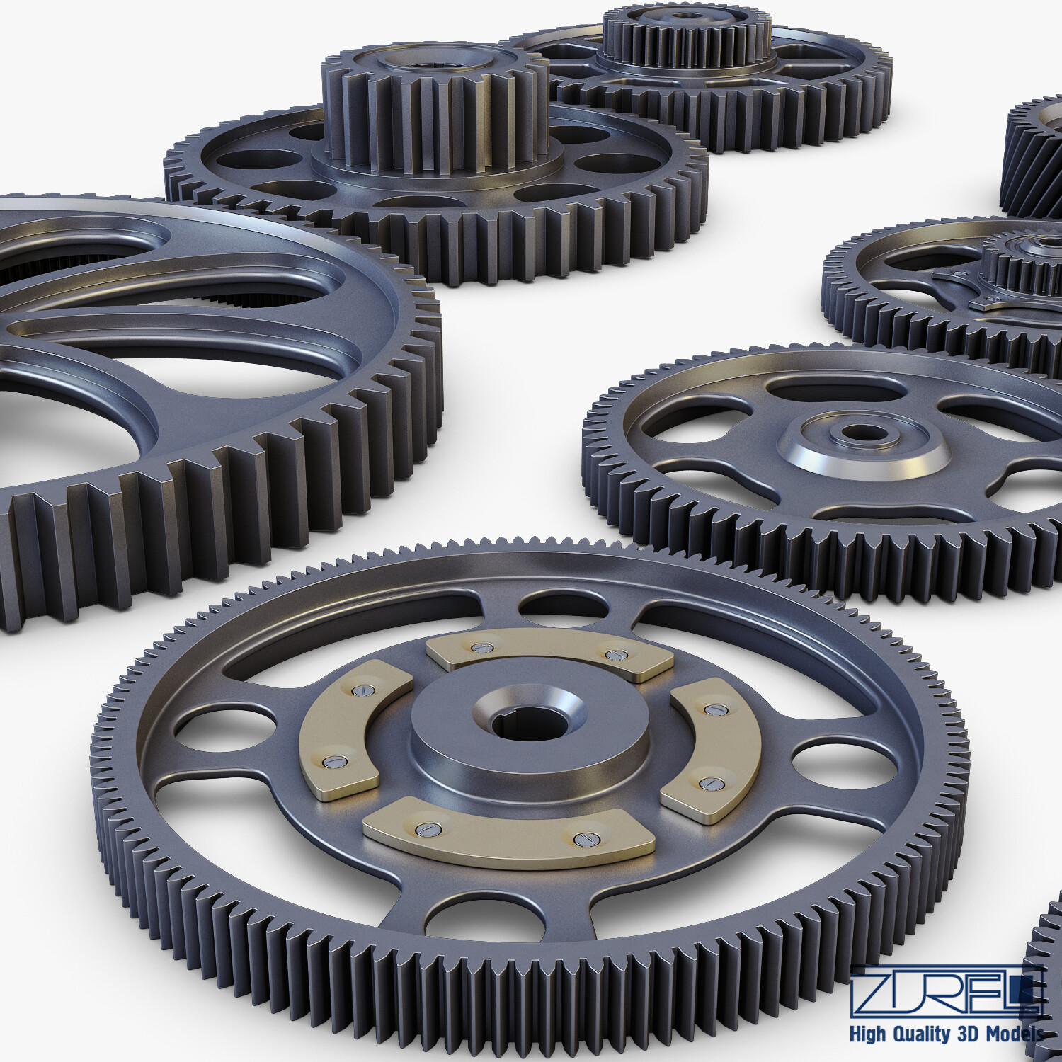 ArtStation - Gears Set v 1 | Resources