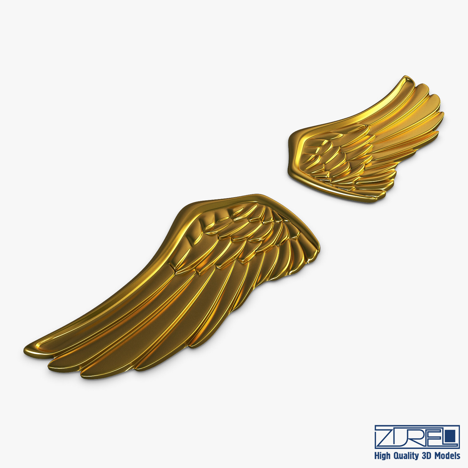 ArtStation - Eagle Wings Gold v 1 | Resources