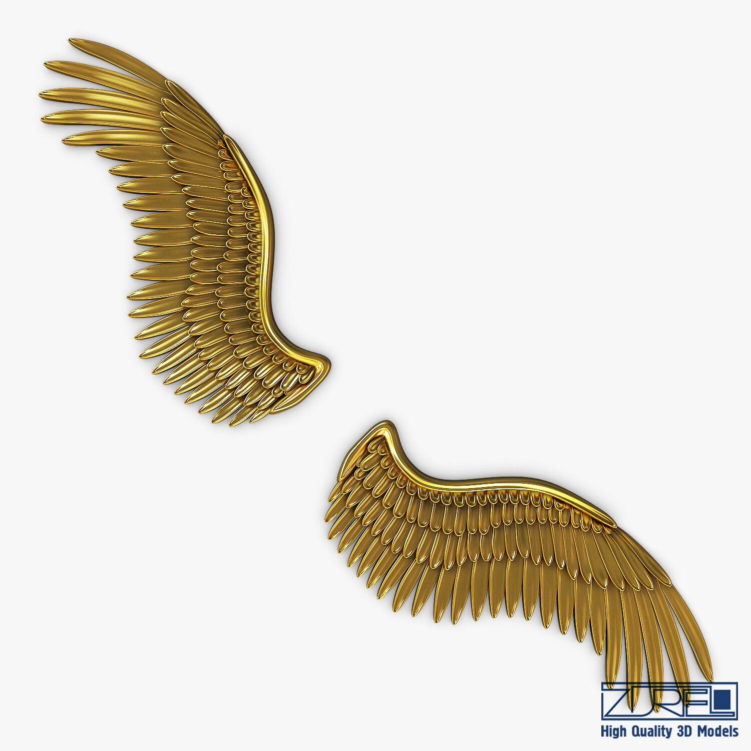 ArtStation - Eagle Wings Gold v 2 | Resources
