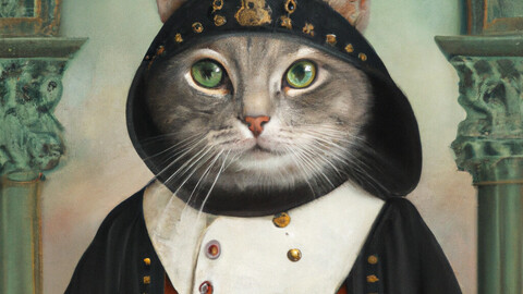 ArtStation - Cat in medieval clothes | Artworks