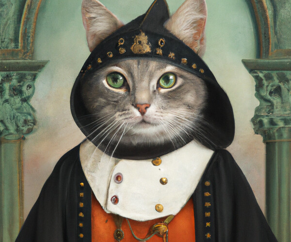 ArtStation - Cat in medieval clothes | Artworks